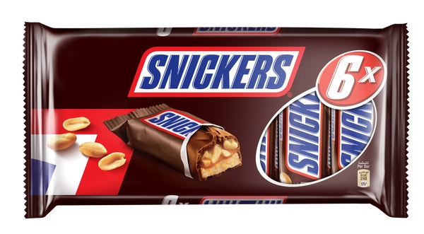 Snickers Chocolate Bars, Multipack, 50g x 6 | SNICKERS